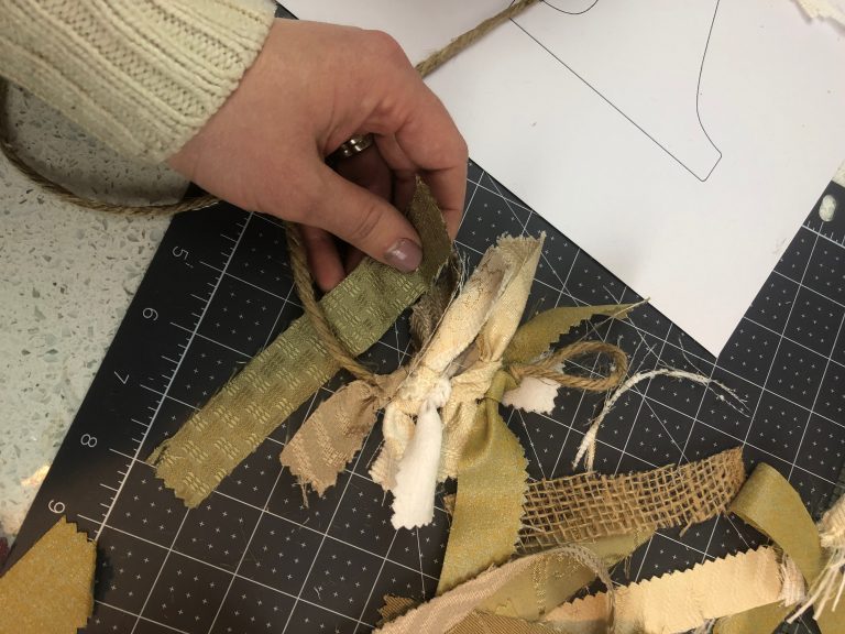 DIY Spring Rag Banner • Holly Grace