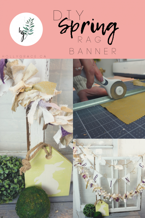 DIY Spring Rag Banner • Holly Grace