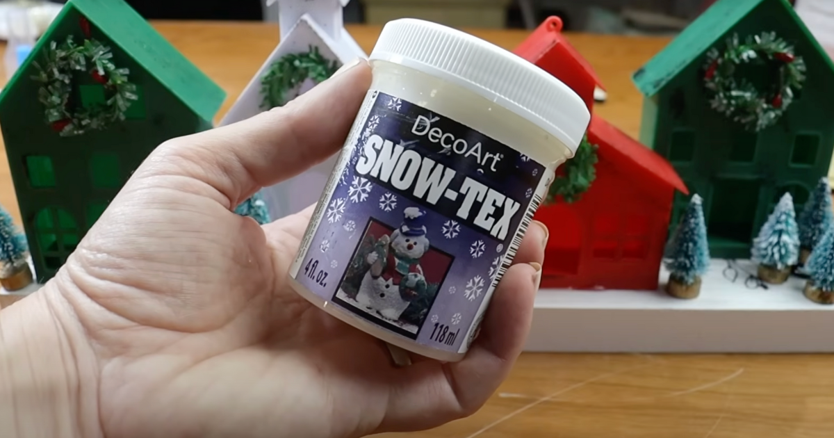 DIY Dollar Tree House Ornament Shelf Sitter • Holly Grace